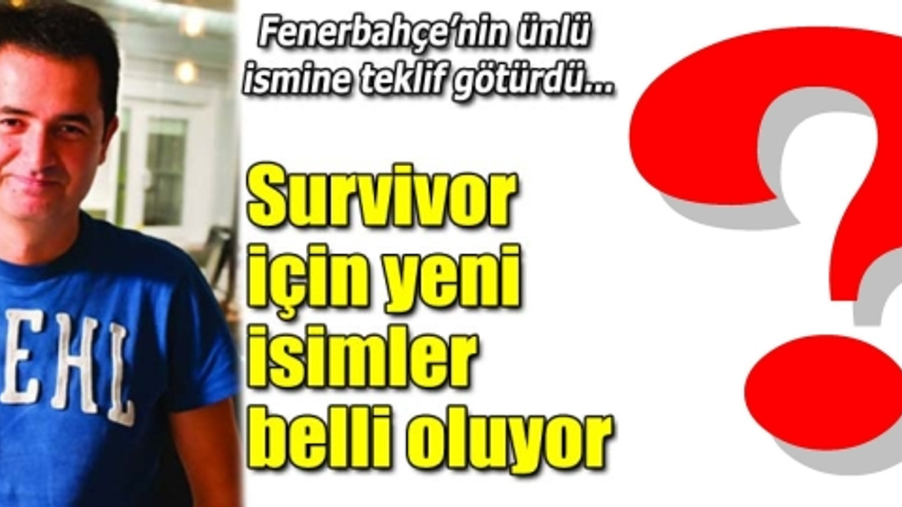 Yeni Survivor'un kadrosu olay yaratacak!.. - SacitAslan.com Yeni Survivor'un kadrosu olay yaratacak!.. - SacitAslan.com
