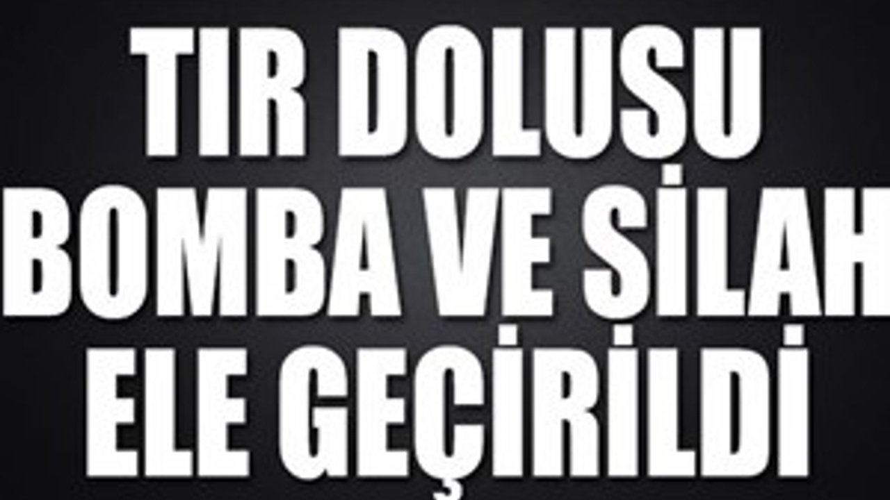 Adana'da bir TIR dolusu bomba ele geçirildi - SacitAslan.com Adana'da bir TIR dolusu bomba ele geçirildi - SacitAslan.com